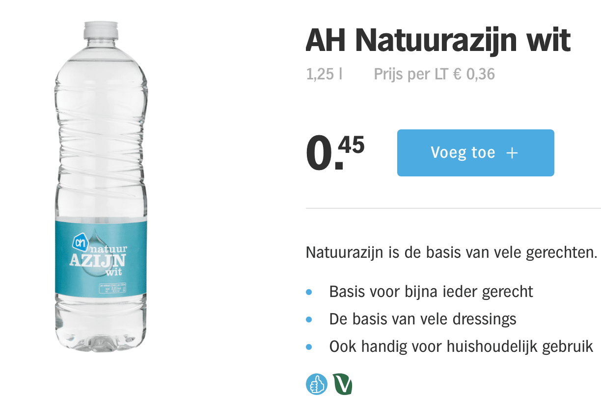 7 redenen om altijd azijn bij het wasgoed te gebruiken