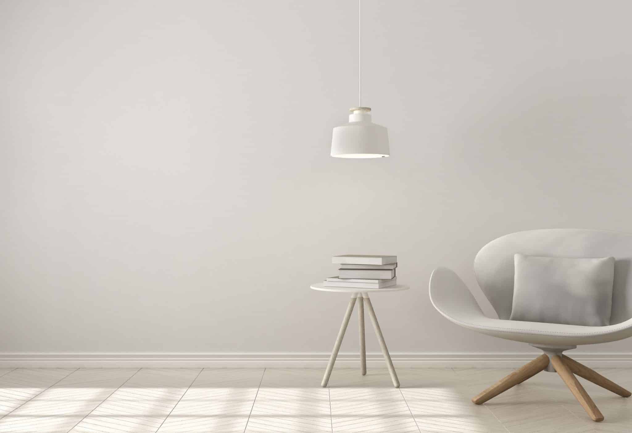 Zó verwijder je vlekken van een witte muur